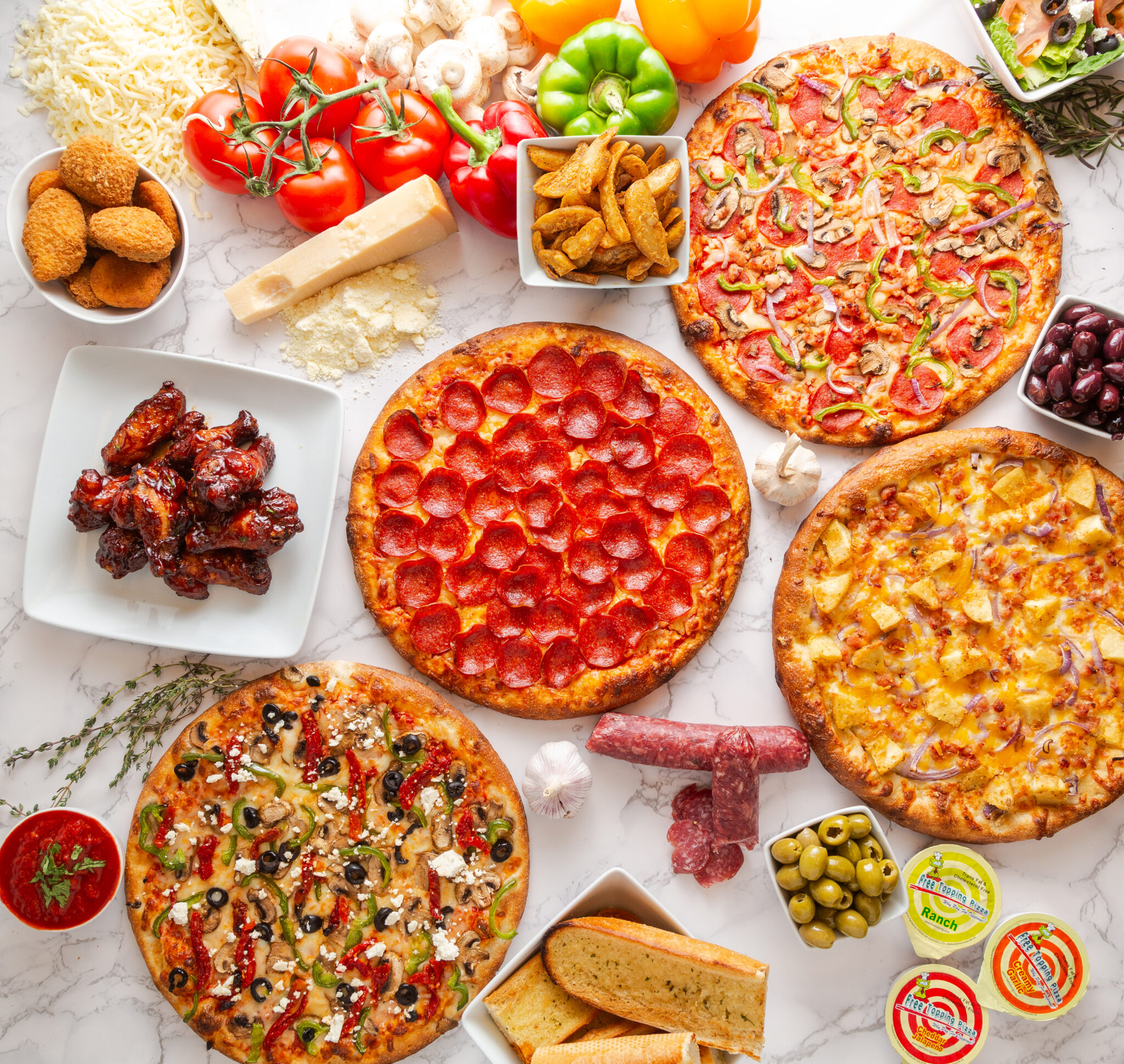 Pick Up Specials – Free Topping Pizza